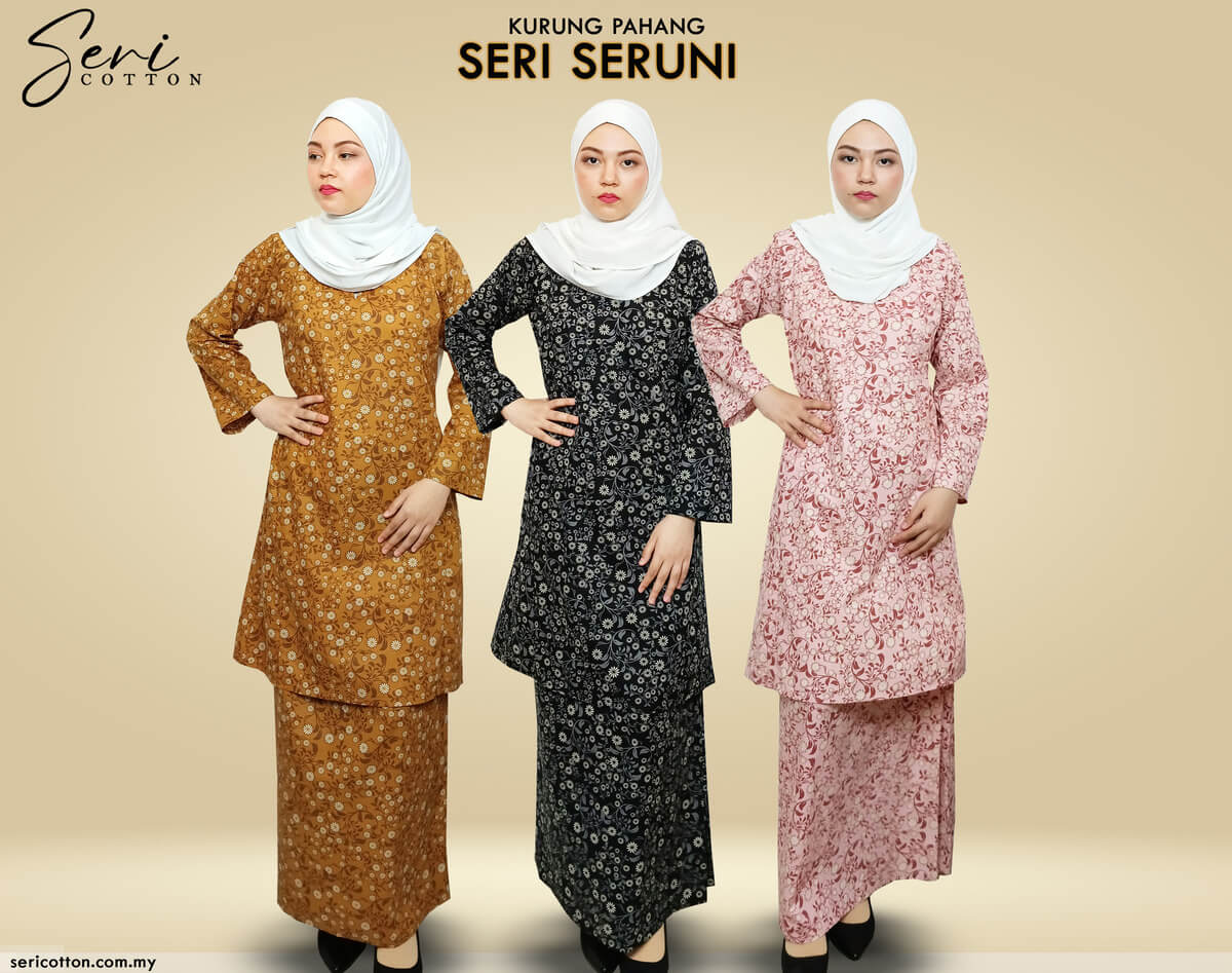 Kurung Pahang Seri Seruni – SS06 – Seri Cotton