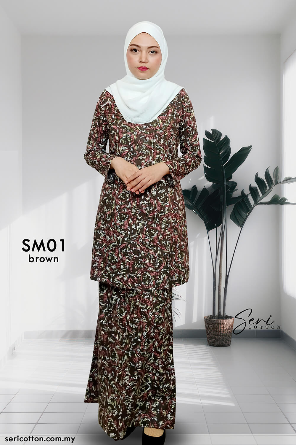 Kurung Mini Moden Seri Mawar – SM01 – Seri Cotton