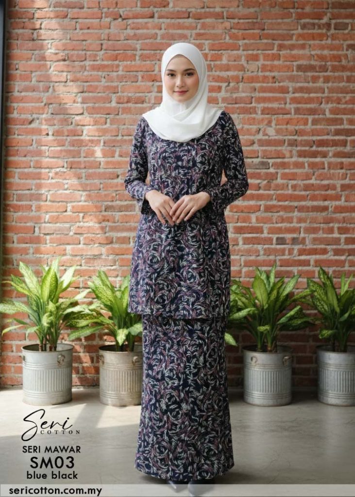 Kurung Mini Moden Seri Mawar – SM03 – Seri Cotton