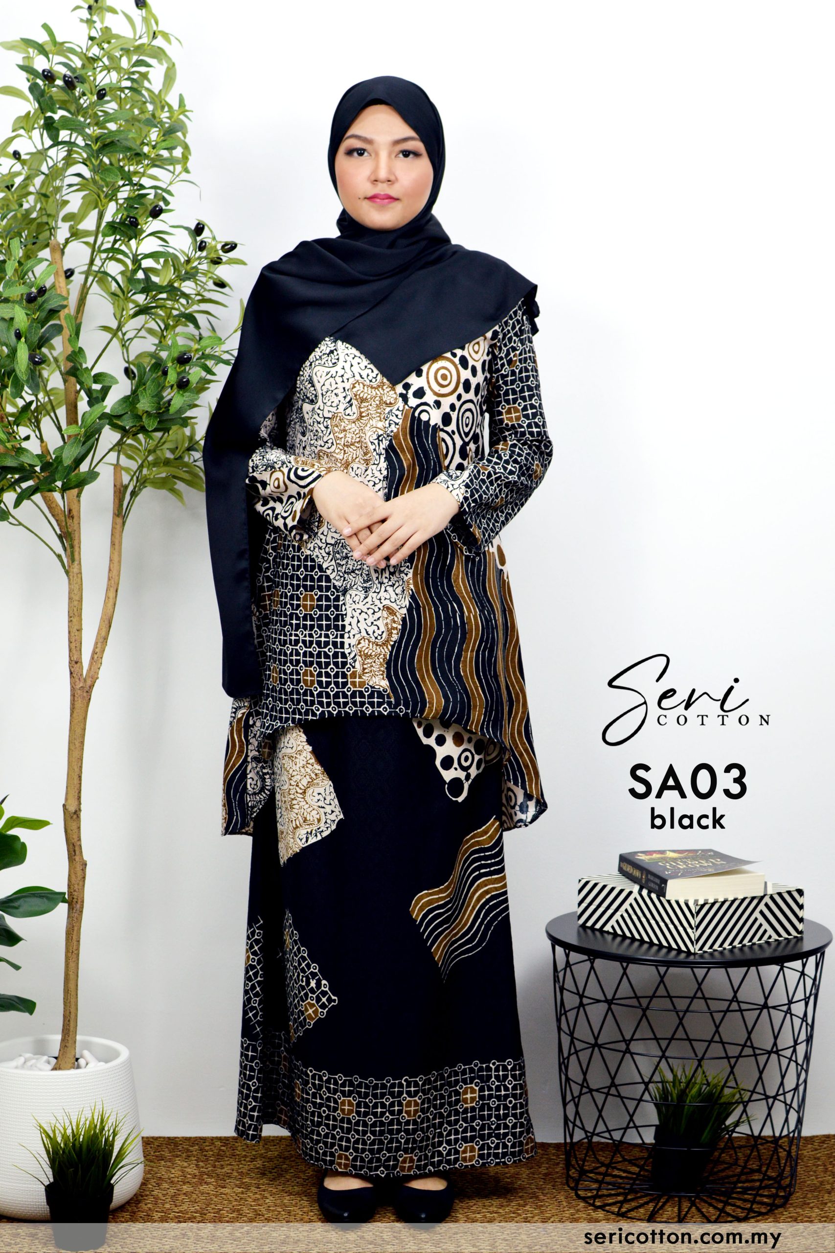 Kurung Moden Seri Anggrek – SA03 – Seri Cotton