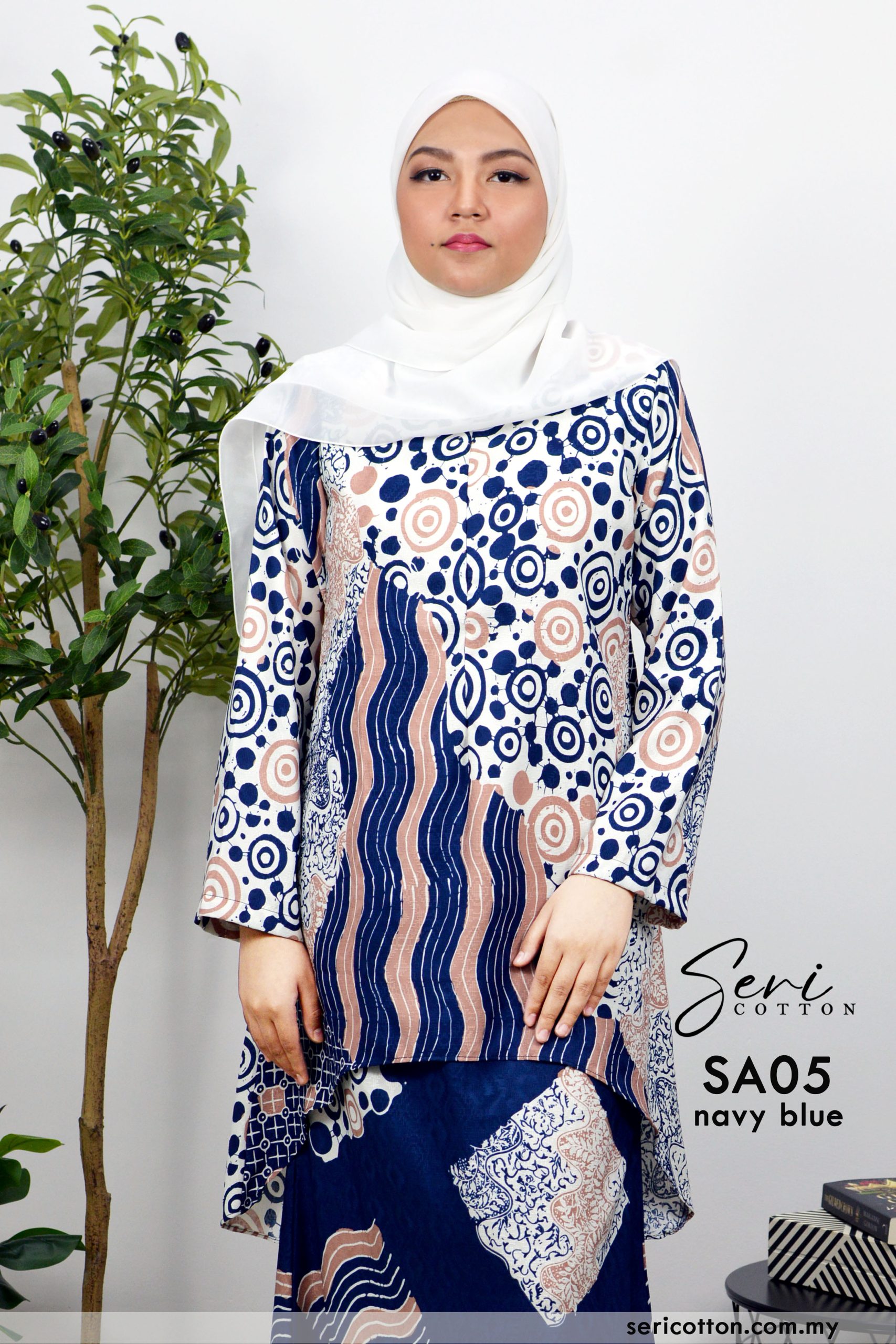 Kurung Moden Seri Anggrek – SA05 – Seri Cotton