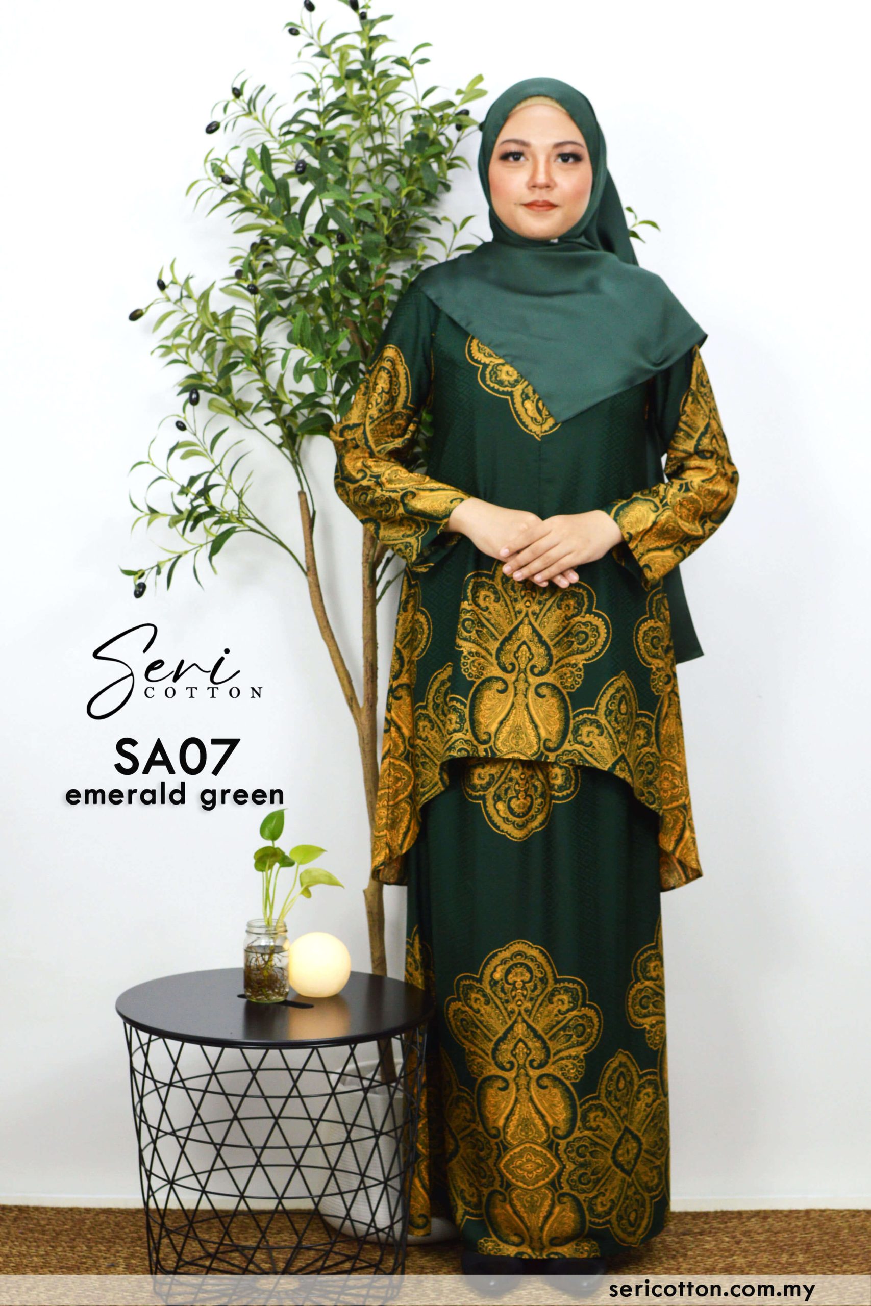 Kurung Moden Seri Anggrek – SA07 – Seri Cotton