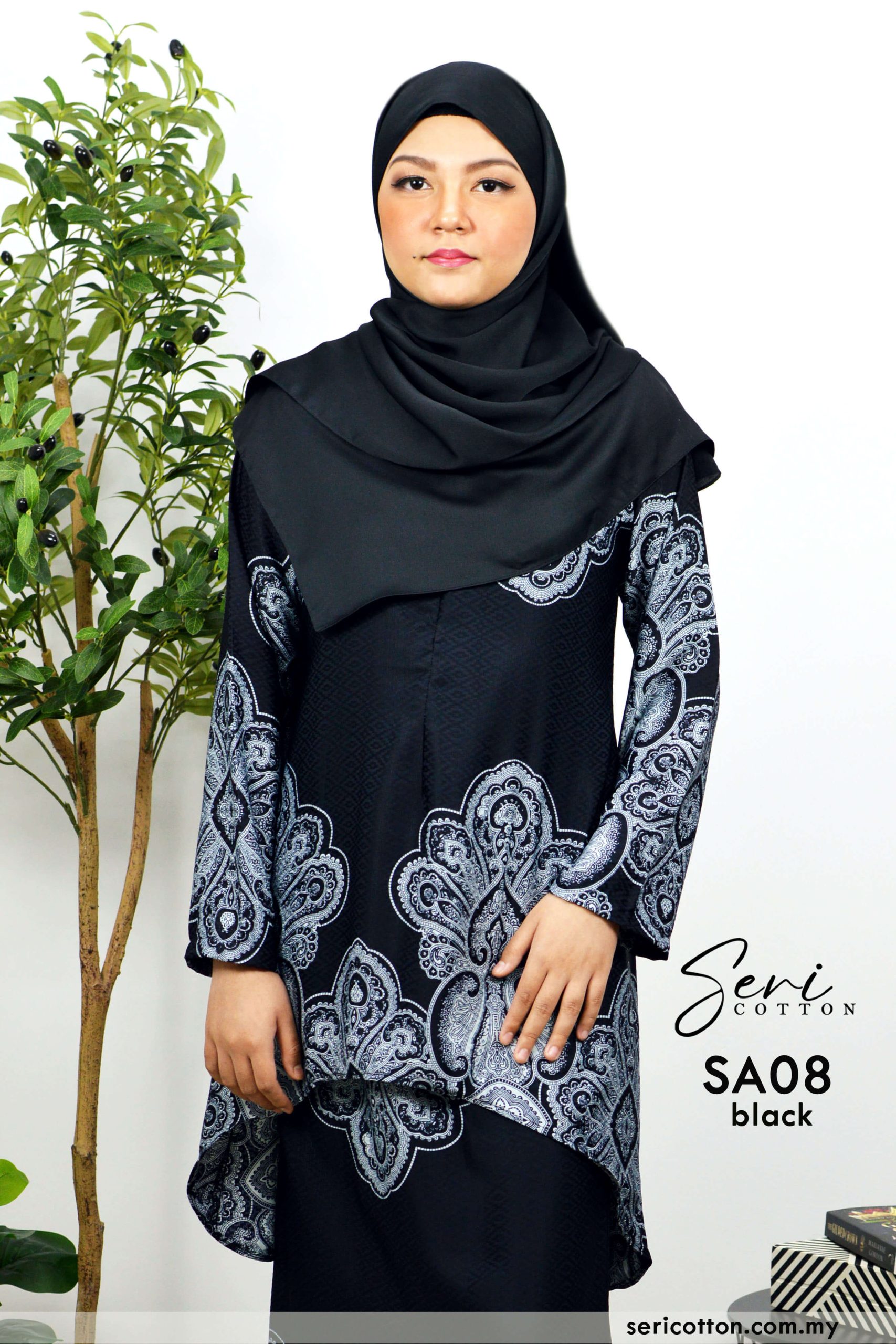 Kurung Moden Seri Anggrek – SA08 – Seri Cotton