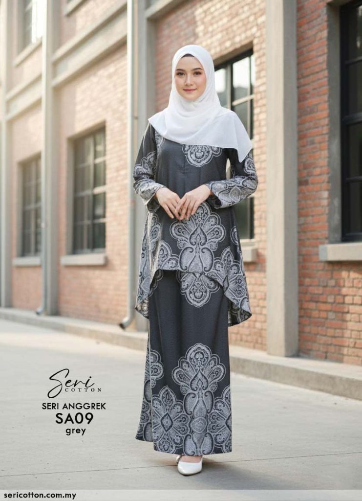 Kurung Moden Seri Anggrek – SA09 – Seri Cotton