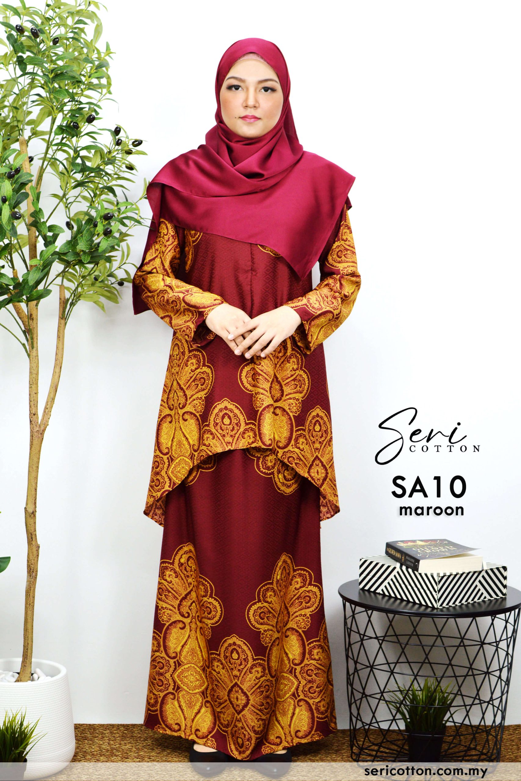 Kurung Moden Seri Anggrek – SA10 – Seri Cotton