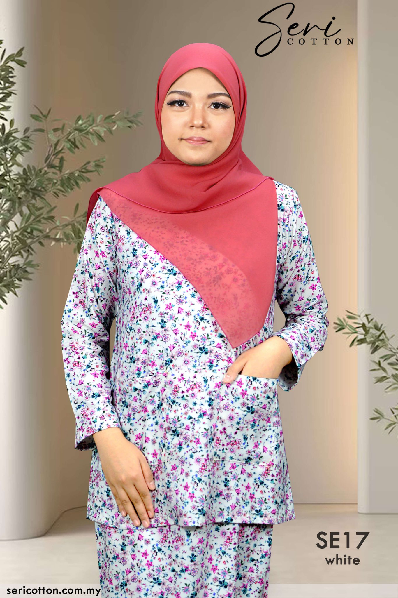 Kurung Kedah Seri Melati – SE17 – Seri Cotton